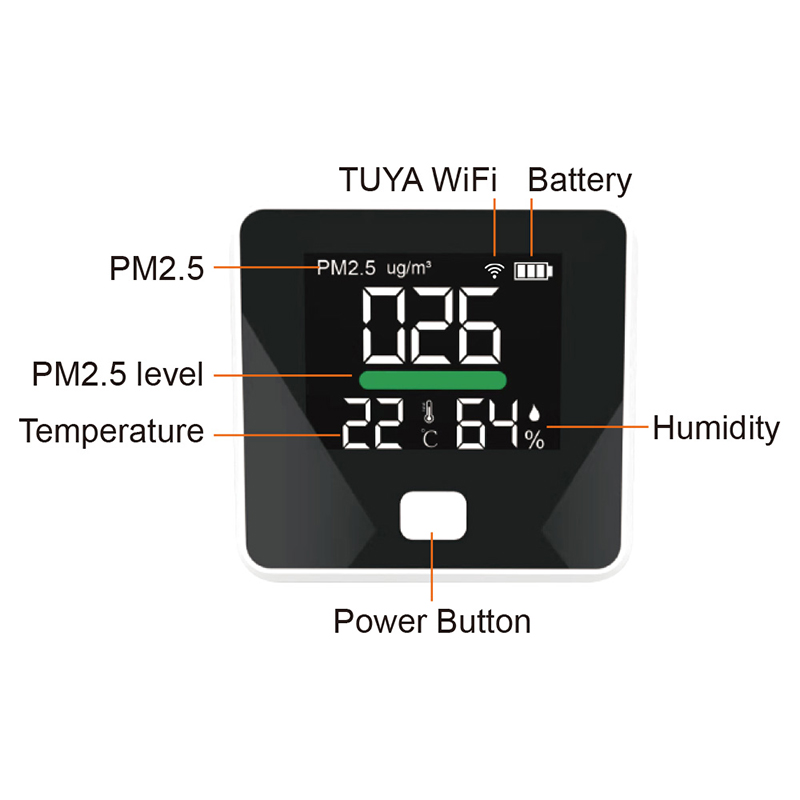 آشکارساز کیفیت هوای WIFI DM103B - سنسور یک استاپ - بهترین تامین کننده و زنجیره تامین سنسور چین