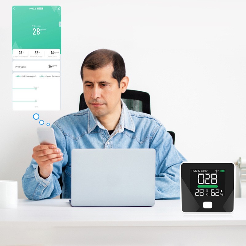 آشکارساز کیفیت هوای WIFI DM103B - سنسور یک استاپ - بهترین تامین کننده و زنجیره تامین سنسور چین