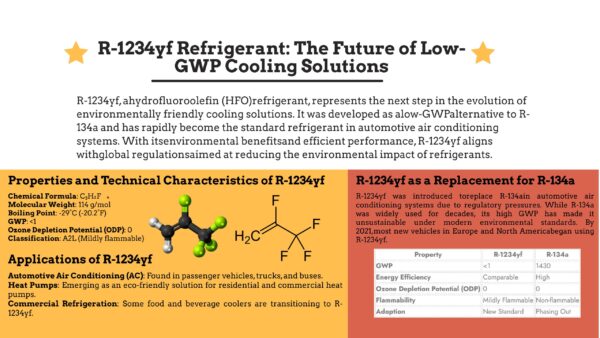 R-1234yf Refrigerant: The Future of Low-GWP Cooling Solutions - Sensor ...