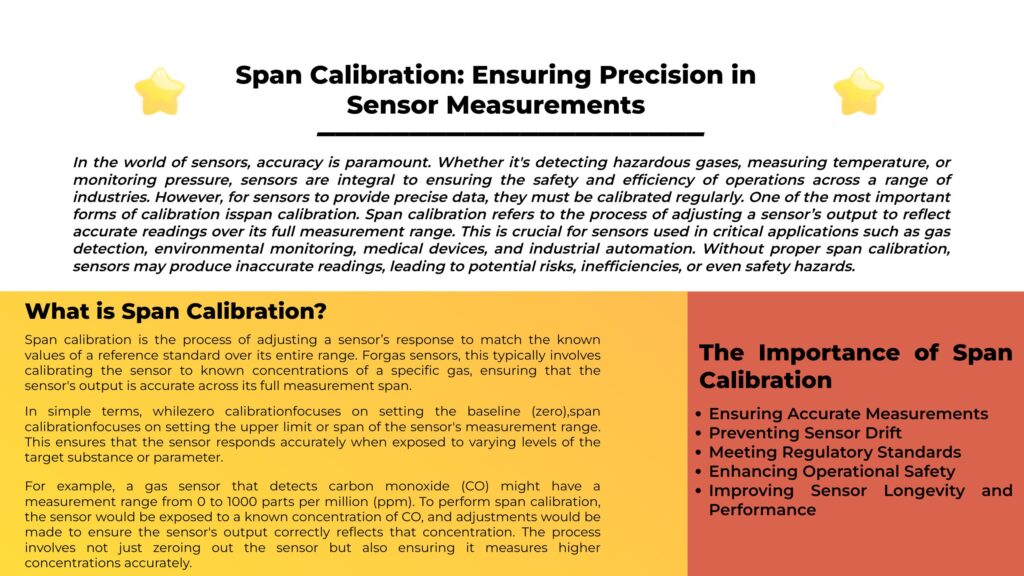 Span Calibration Ensuring Precision In Sensor Measurements Sensor
