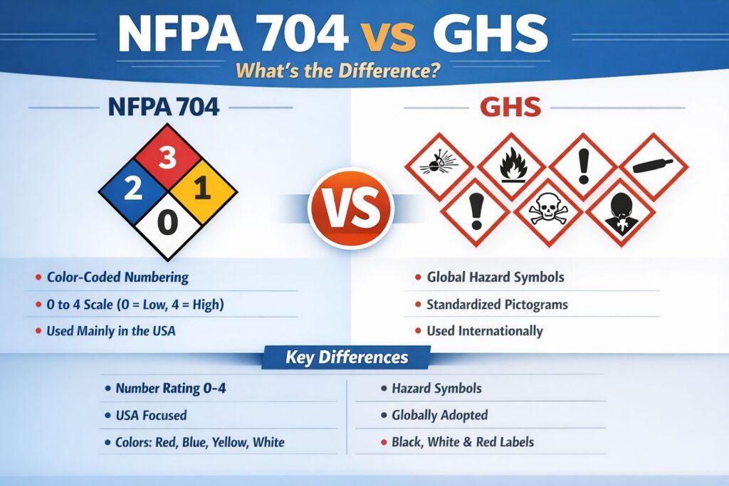 What Is NFPA 704? Meaning, Fire Diamond Colors, Ratings, and Safety Uses